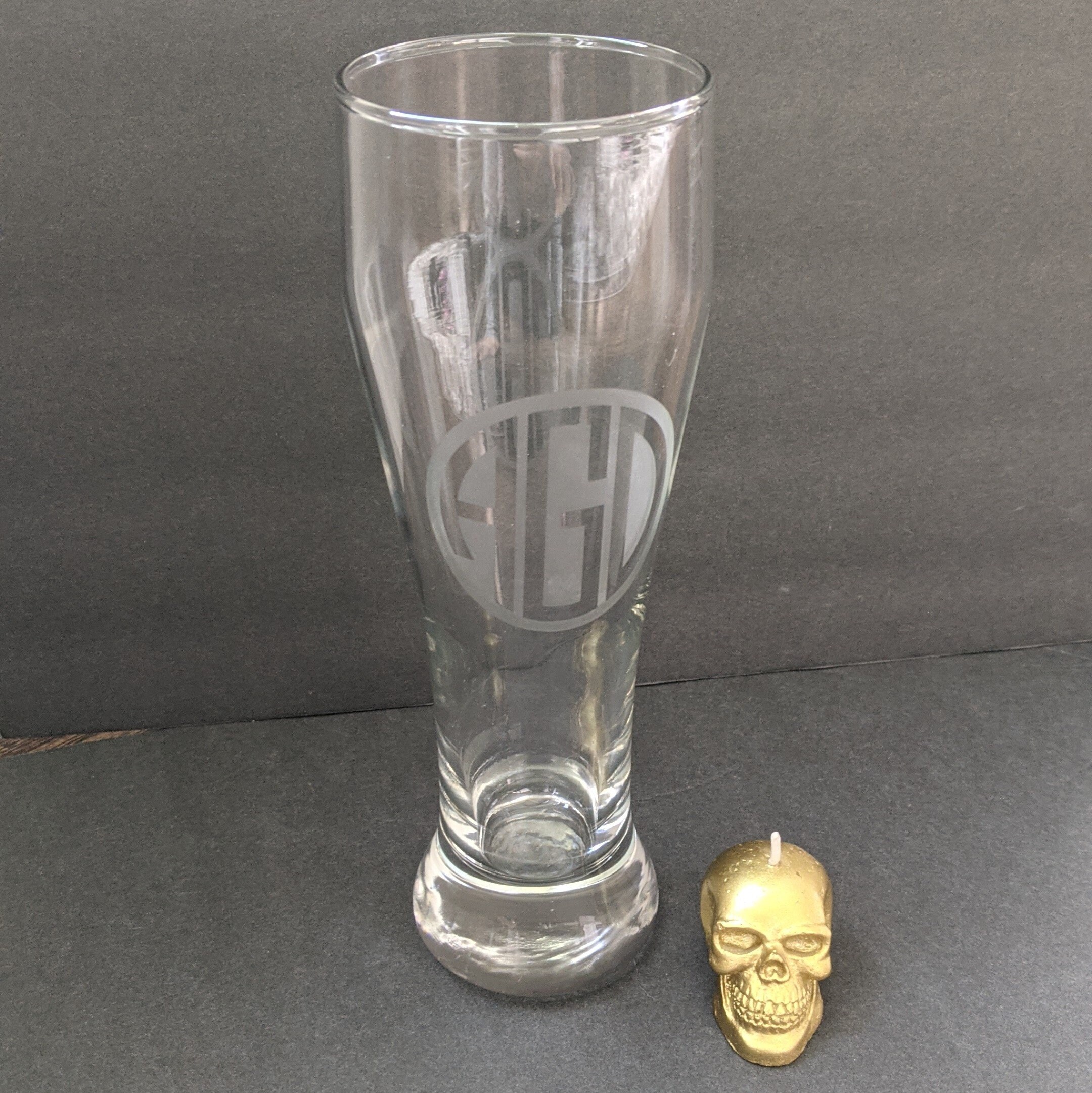 Etched Pilsner Beer Glass Personalized Pilsner Beer Glass Etsy