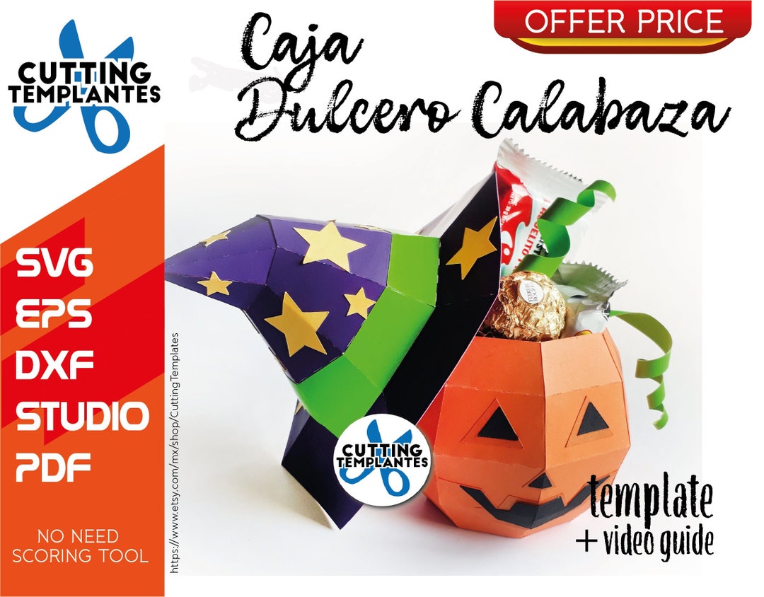 3D Paper Pumpkin Box Halloween Decoration 3D Pumpkin Candy - Etsy