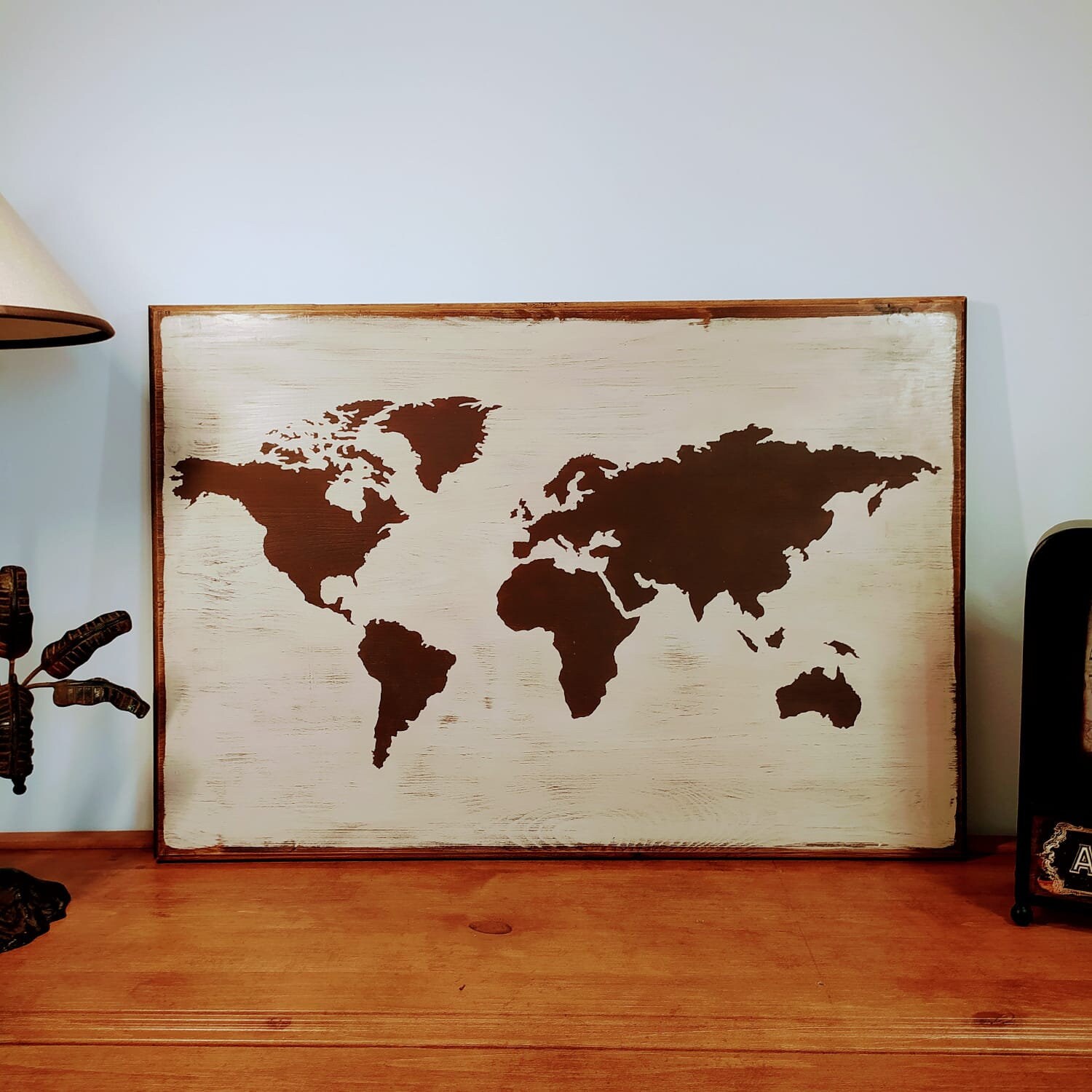 Mapa del mundo en madera, wood map, arte mural, arte en madera ...