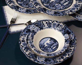 Porcelain Dinnerware Set - Etsy