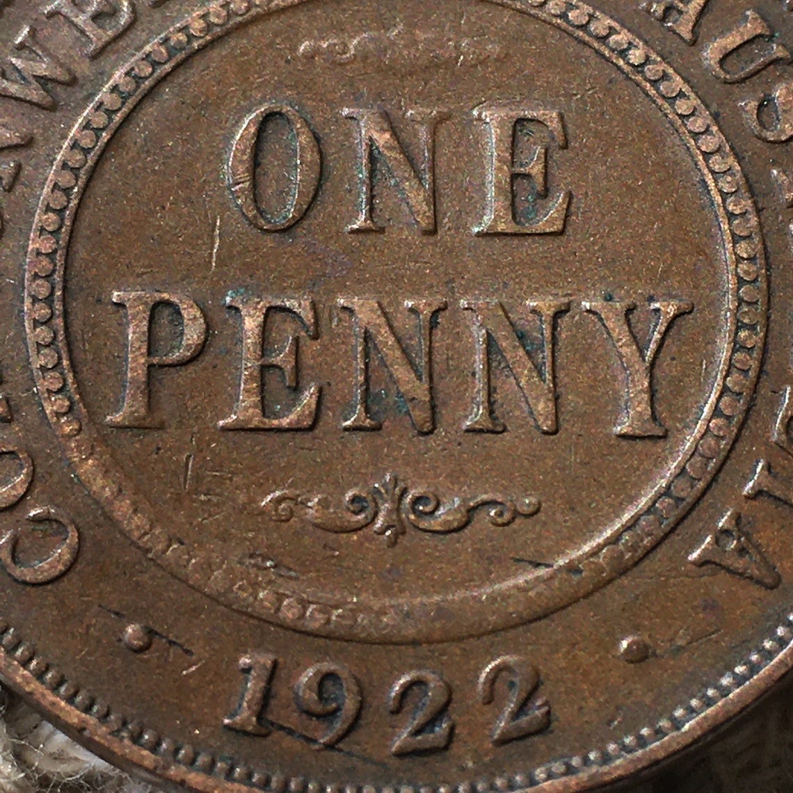 1922 Australian Penny Vintage Coin Etsy 1922 Australian Penny Vintage Coin Etsy