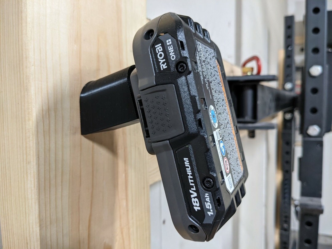 Ryobi One+ Wall Mount for 18v Batteries - Etsy