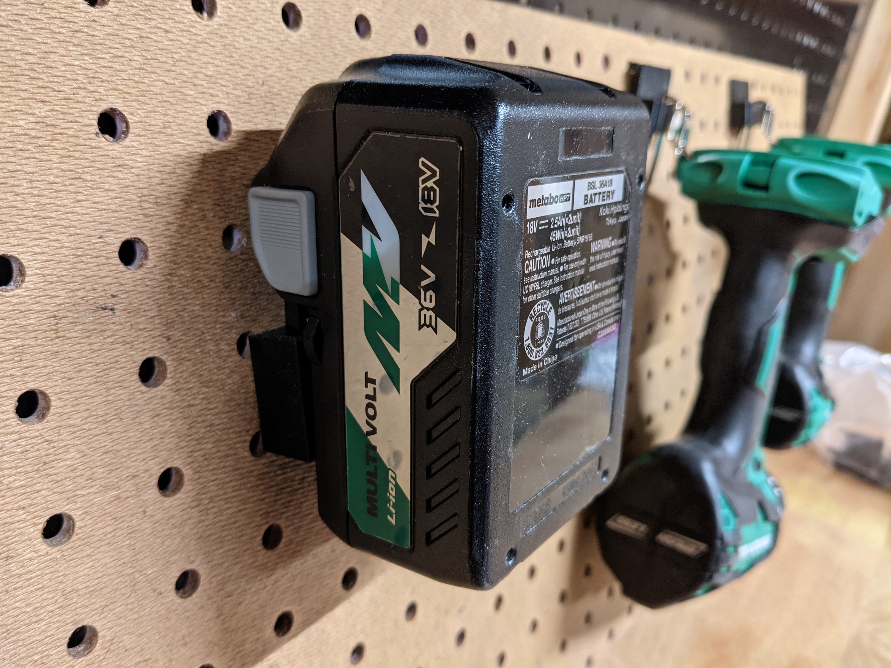 Metabo HPT Hitachi Tool Storage Pegboard Combo for 2 Tool Kit | Etsy