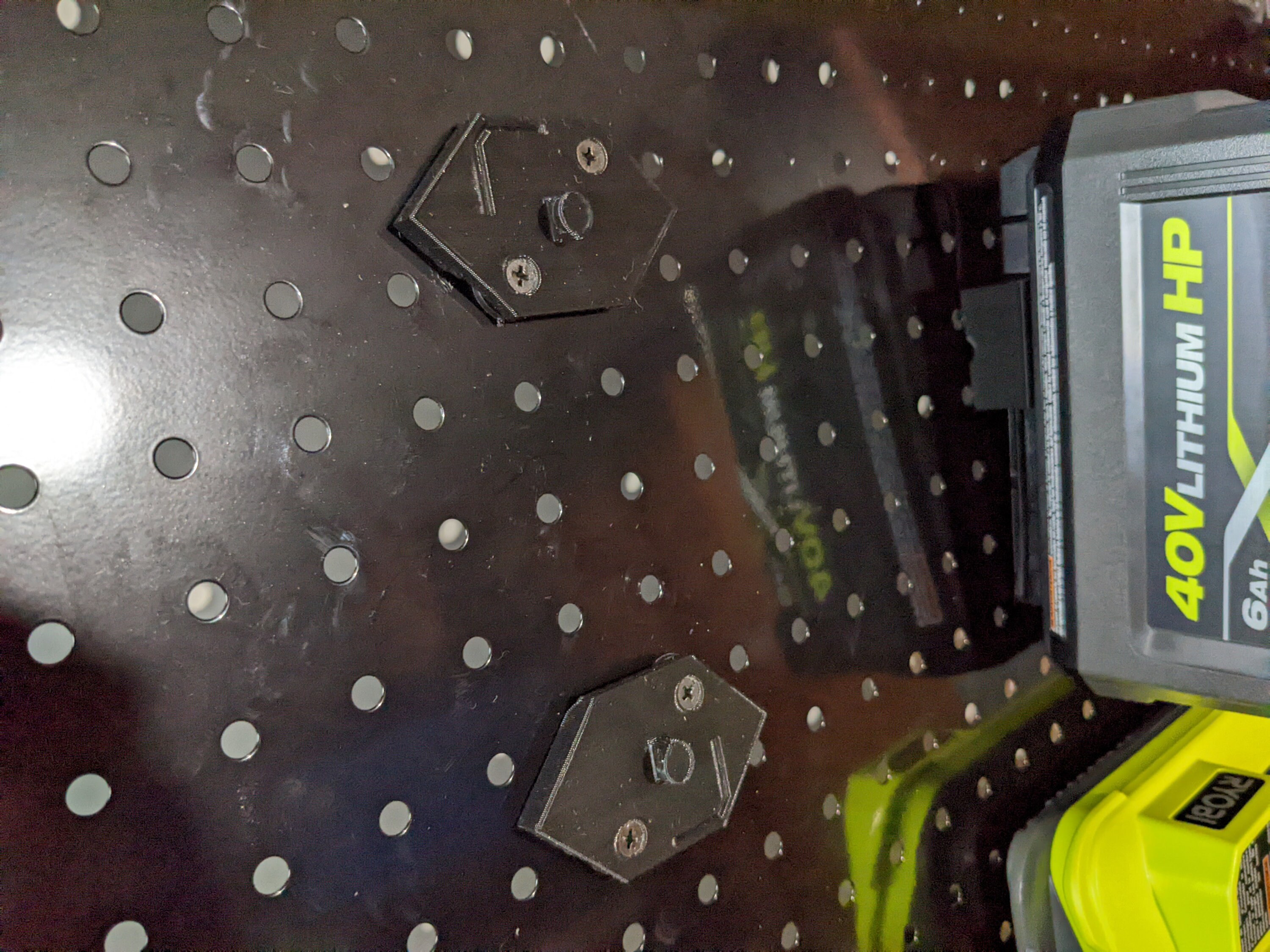 Ryobi 40v OP400 Pegboard Mount for Lithium Ion Battery Charger - Etsy