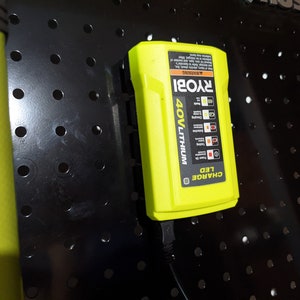 Ryobi 40v OP403A Pegboard Mount for Lithium Ion Battery Charger - Etsy