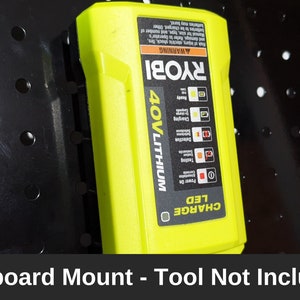 Ryobi 40v OP403A Pegboard Mount for Lithium Ion Battery Charger - Etsy
