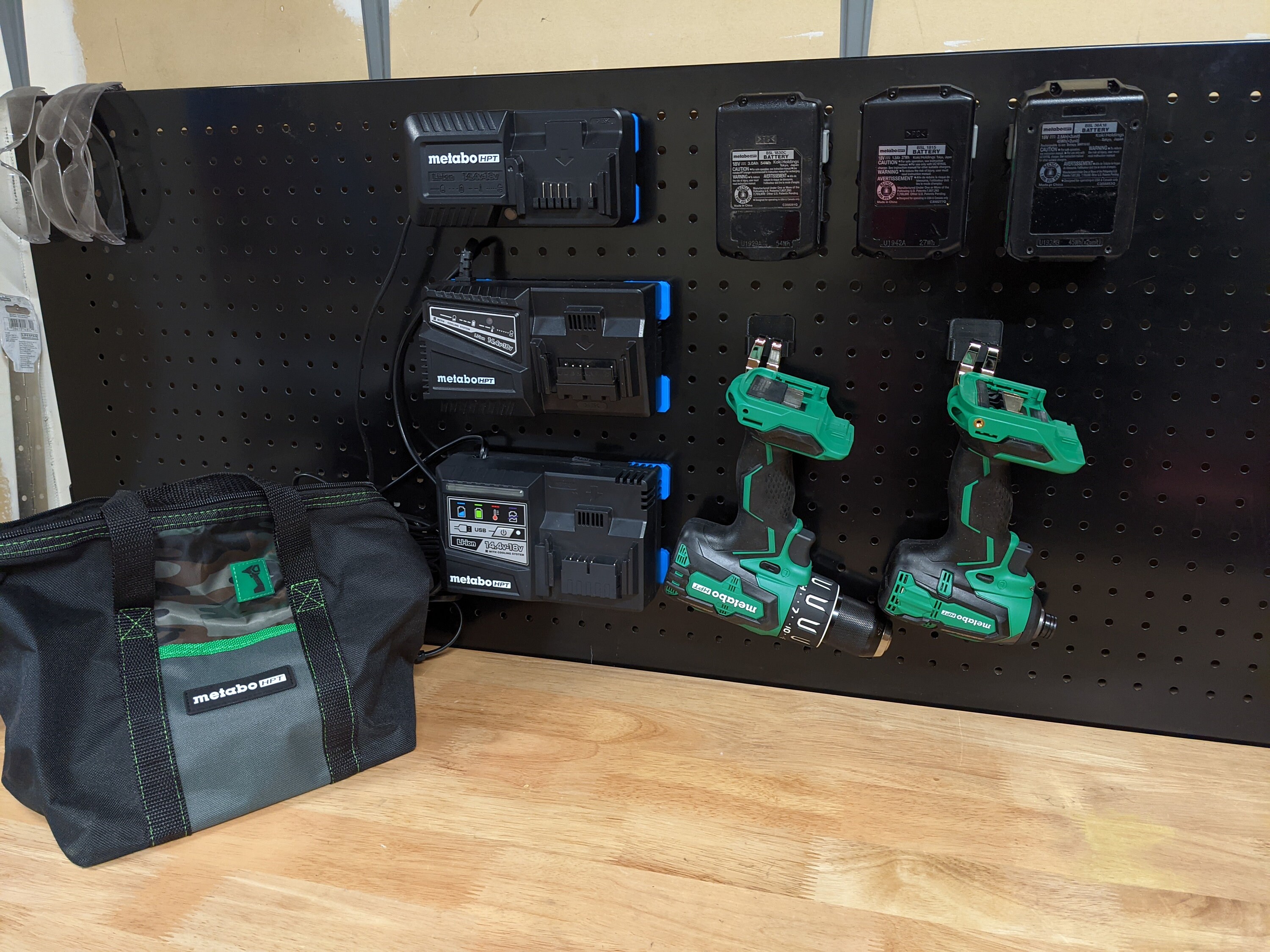 Metabo HPT Hitachi Tool Storage Pegboard Combo for 2 Tool Kit | Etsy