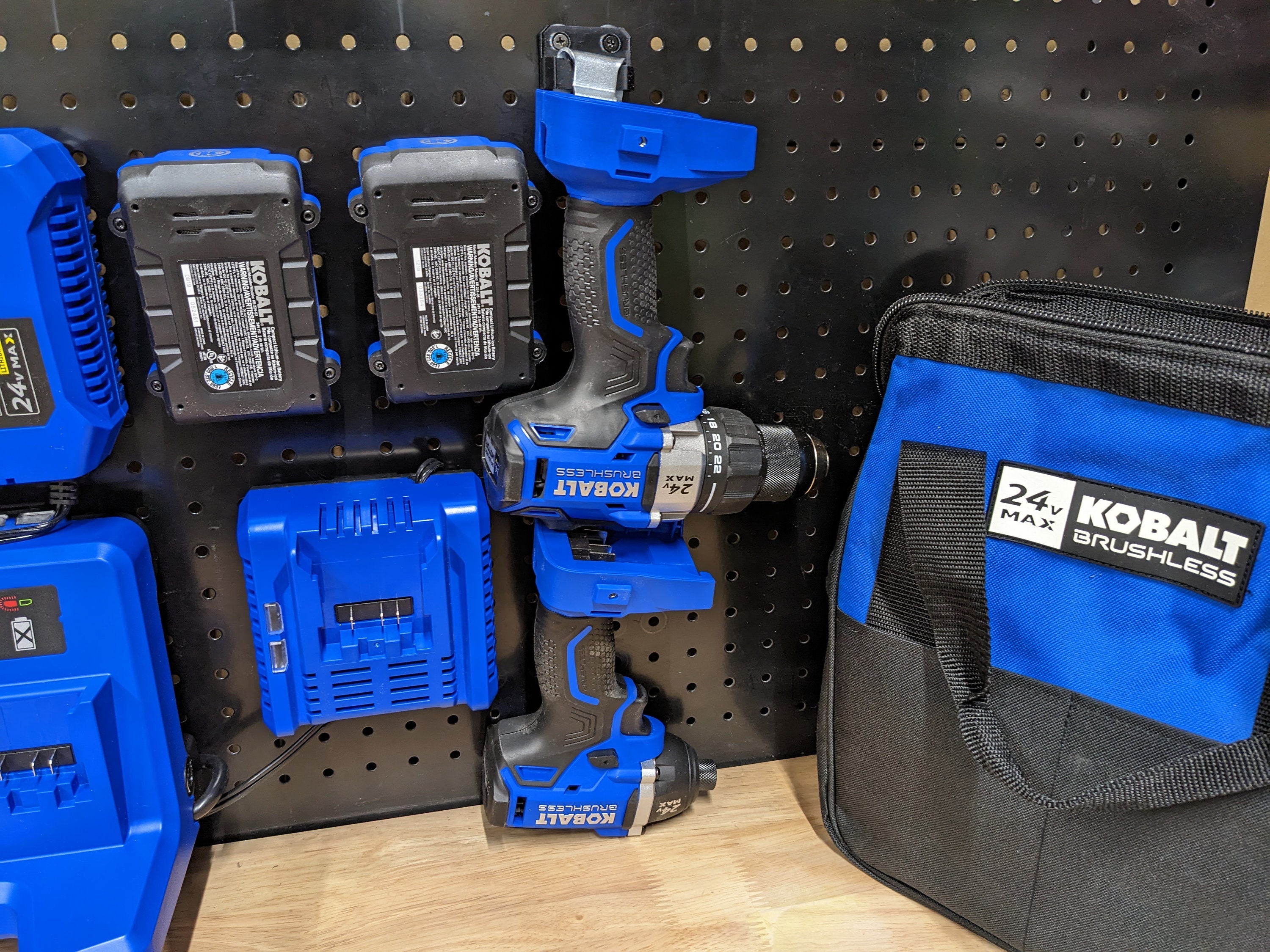 Kobalt 24v Max Tool Storage Pegboard Combo for 2 Tool Kit - Etsy
