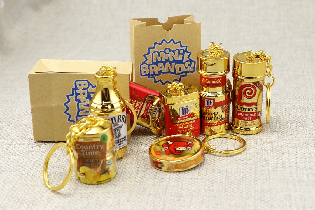 Mini Brands Keychain | Gold Rush Series | Mystery Keychain - Etsy