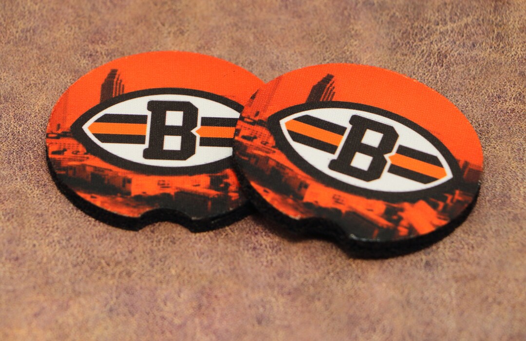 Cleveland Browns Car Coasters Set of 2 - Etsy