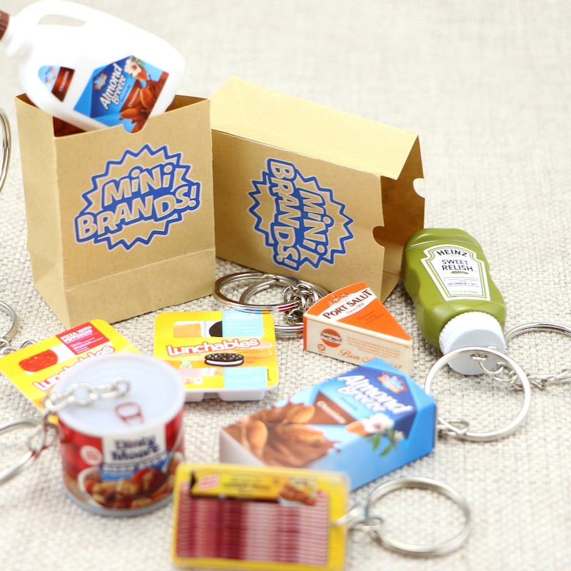 Cute Mini Brands Keychain - Etsy