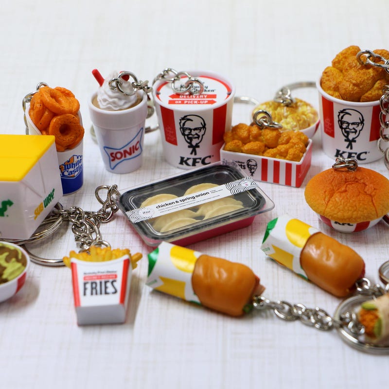 Food Keychain - Etsy