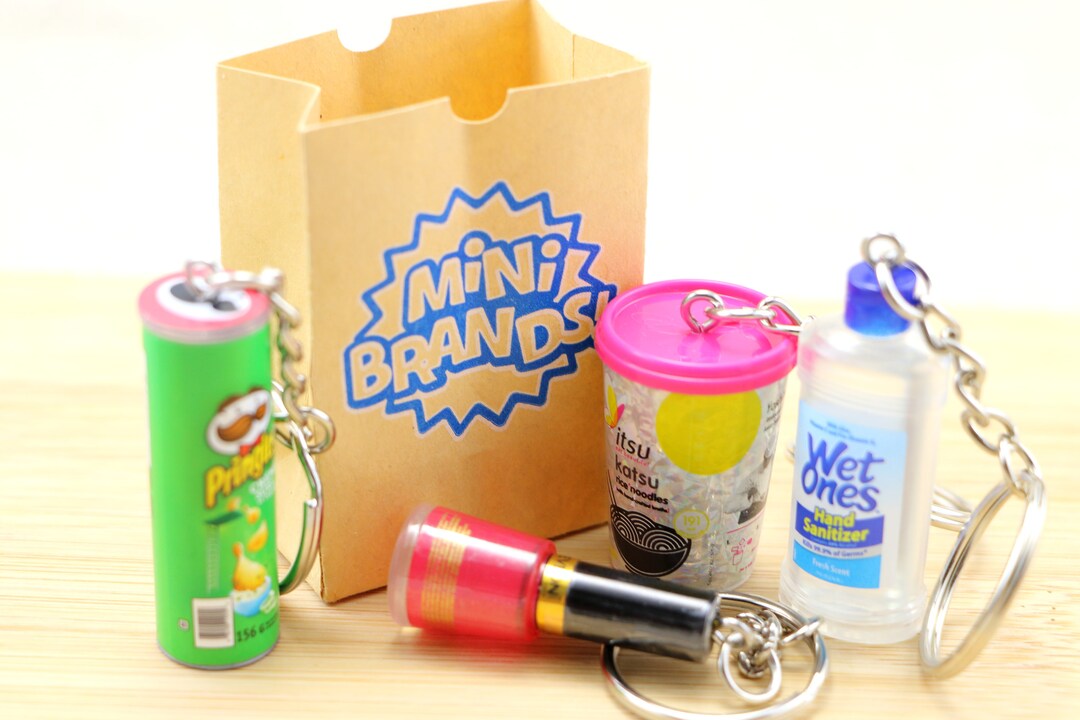 Series 4 Mini Brands Keychains | Mystery Keychain | Life Like Mini's - Etsy