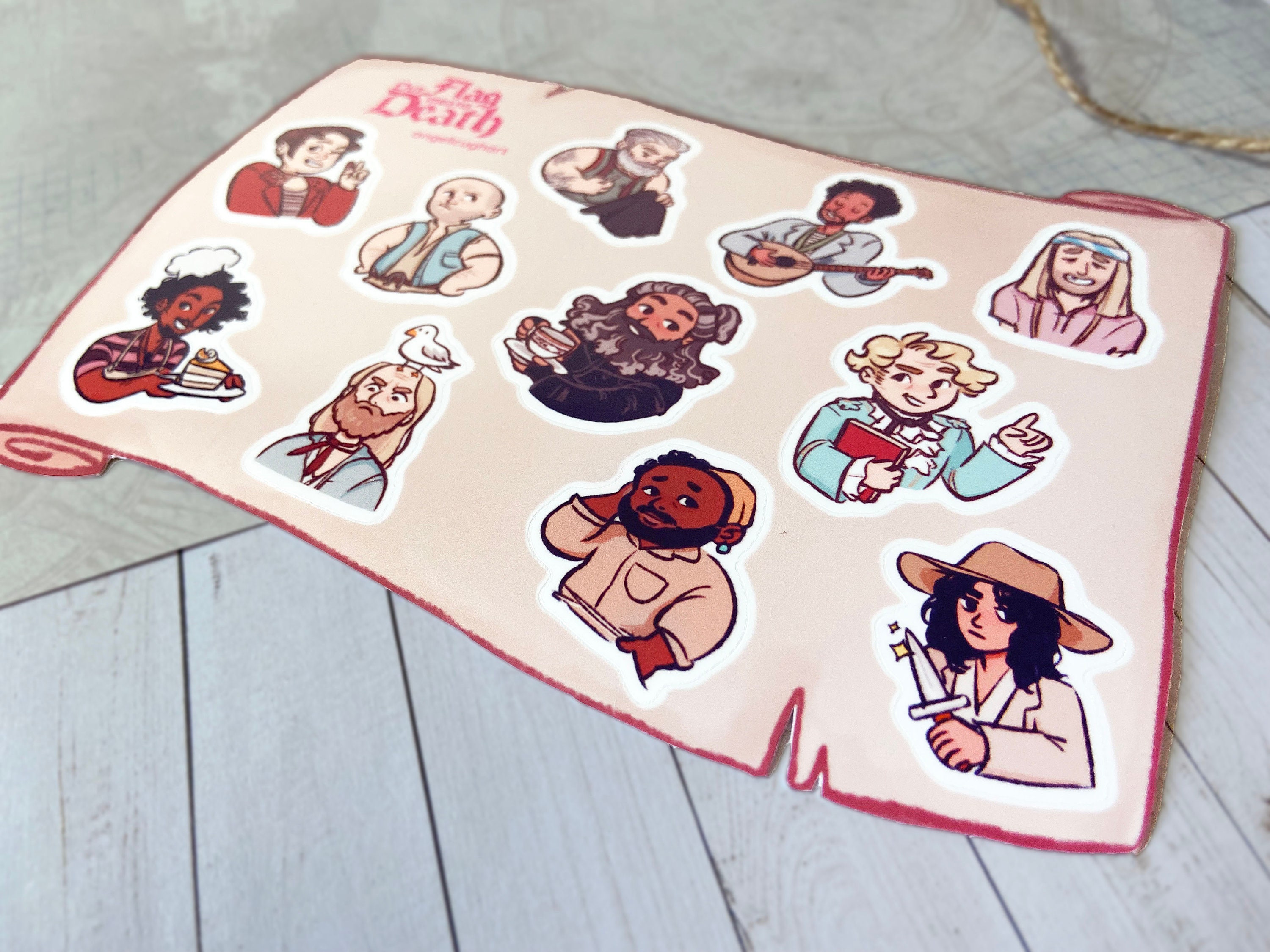 Our Flag Means Death OFMD Vinyl Sticker Sheet 4.25 X 6.5 - Etsy