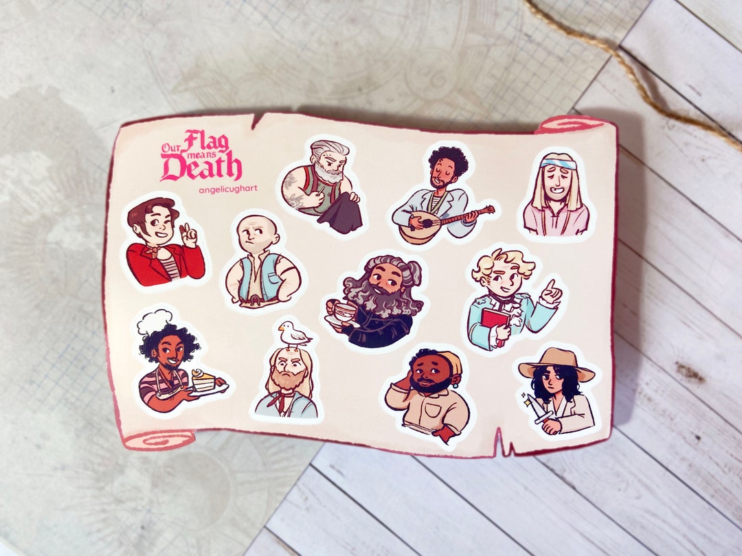 Our Flag Means Death (OFMD) Vinyl Sticker Sheet | 4.25 X 6.5 INCH (each ...