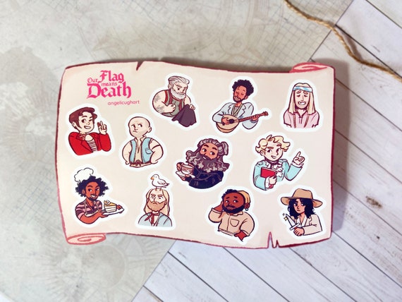 Our Flag Means Death OFMD Vinyl Sticker Sheet 4.25 X 6.5 - Etsy