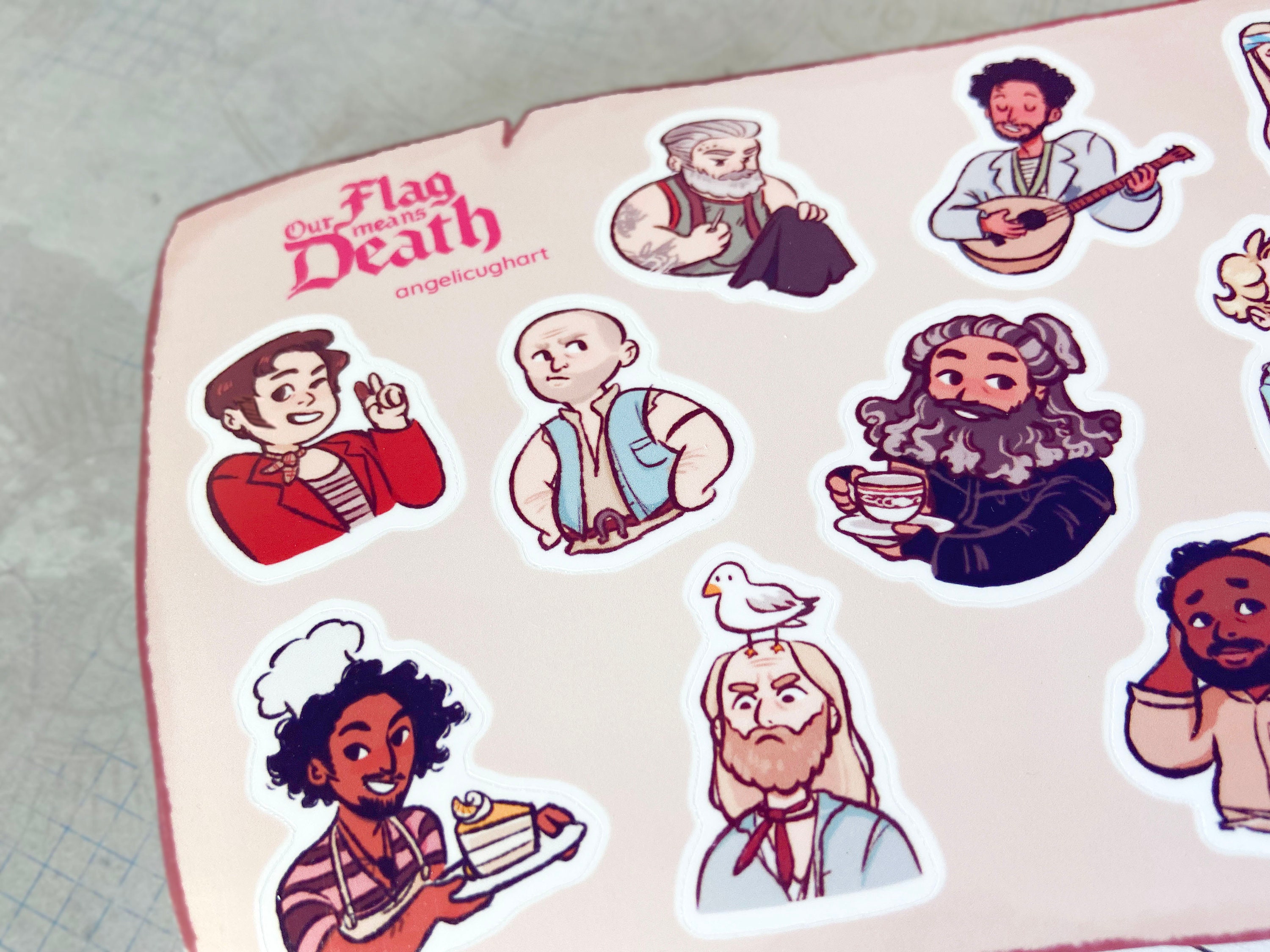 Our Flag Means Death OFMD Vinyl Sticker Sheet 4.25 X 6.5 - Etsy