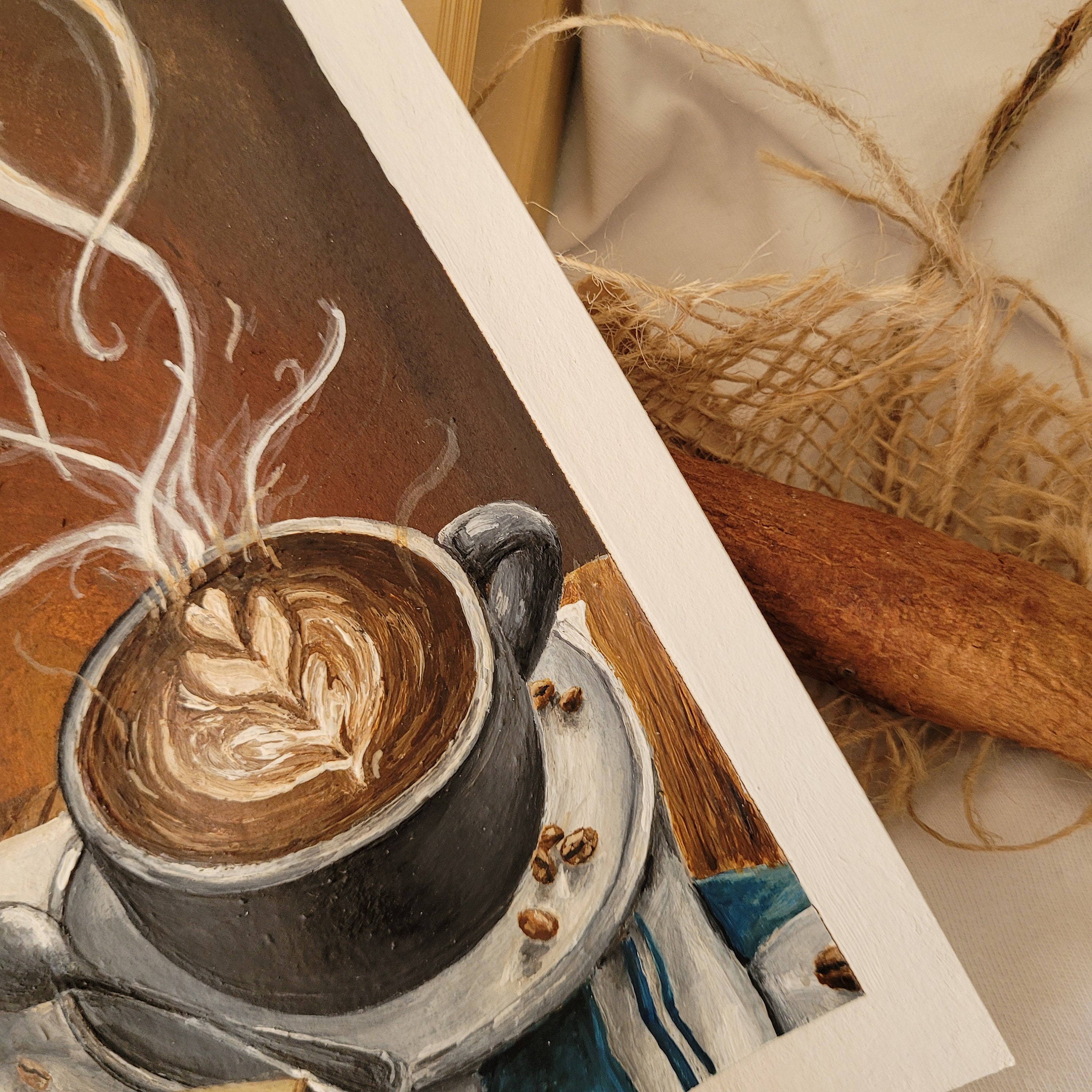 Coffee Painting Painting Coffee Kitchen Wall Art Kitchen - Etsy UK