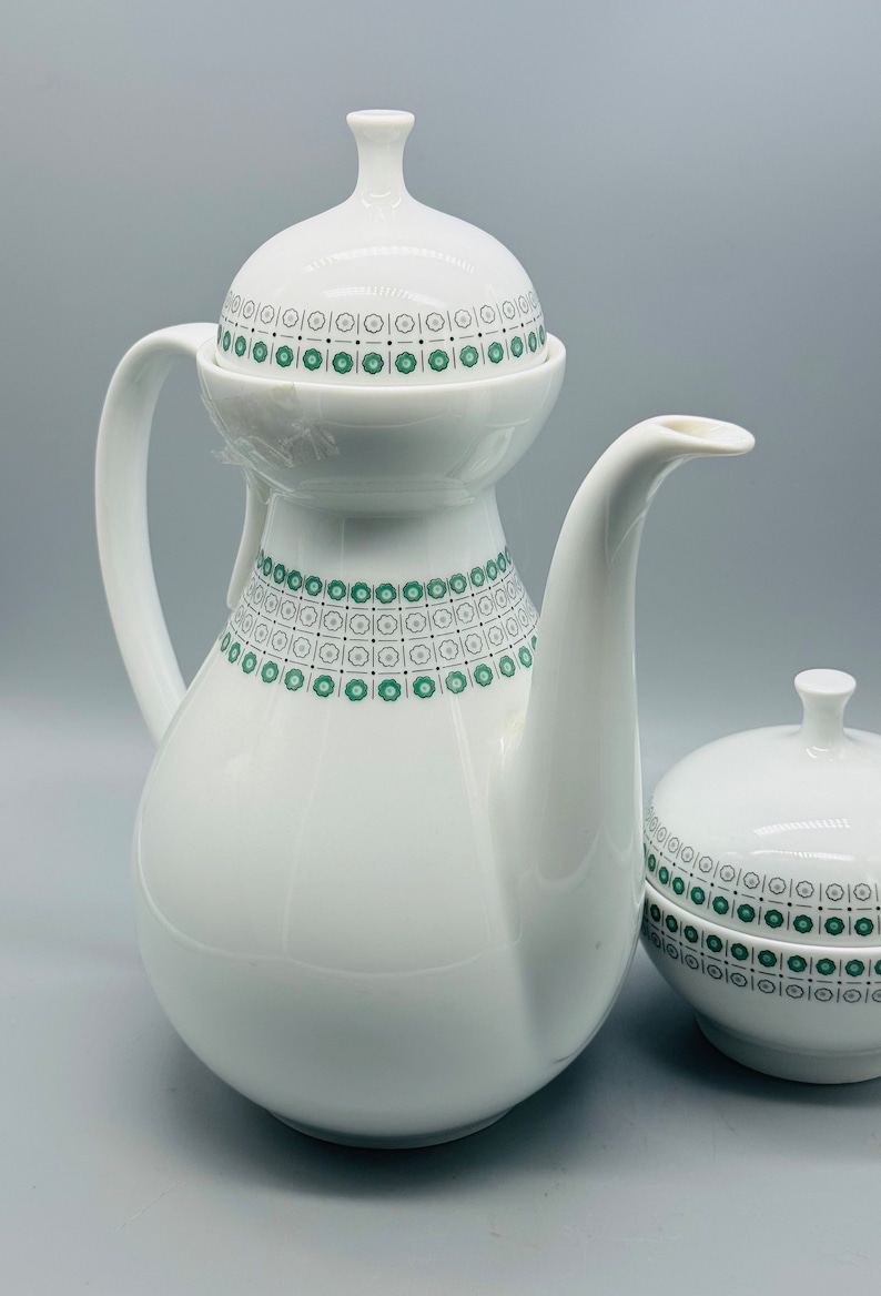 Vohenstrauss, Johann Seltmann Porcelain Coffee,tea Pot and Sugar Bowl ...