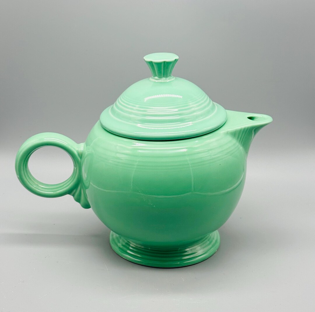 Fiestaware Sea Mist Green Teapot, Fiestaware Green Teapot, Fiestaware ...