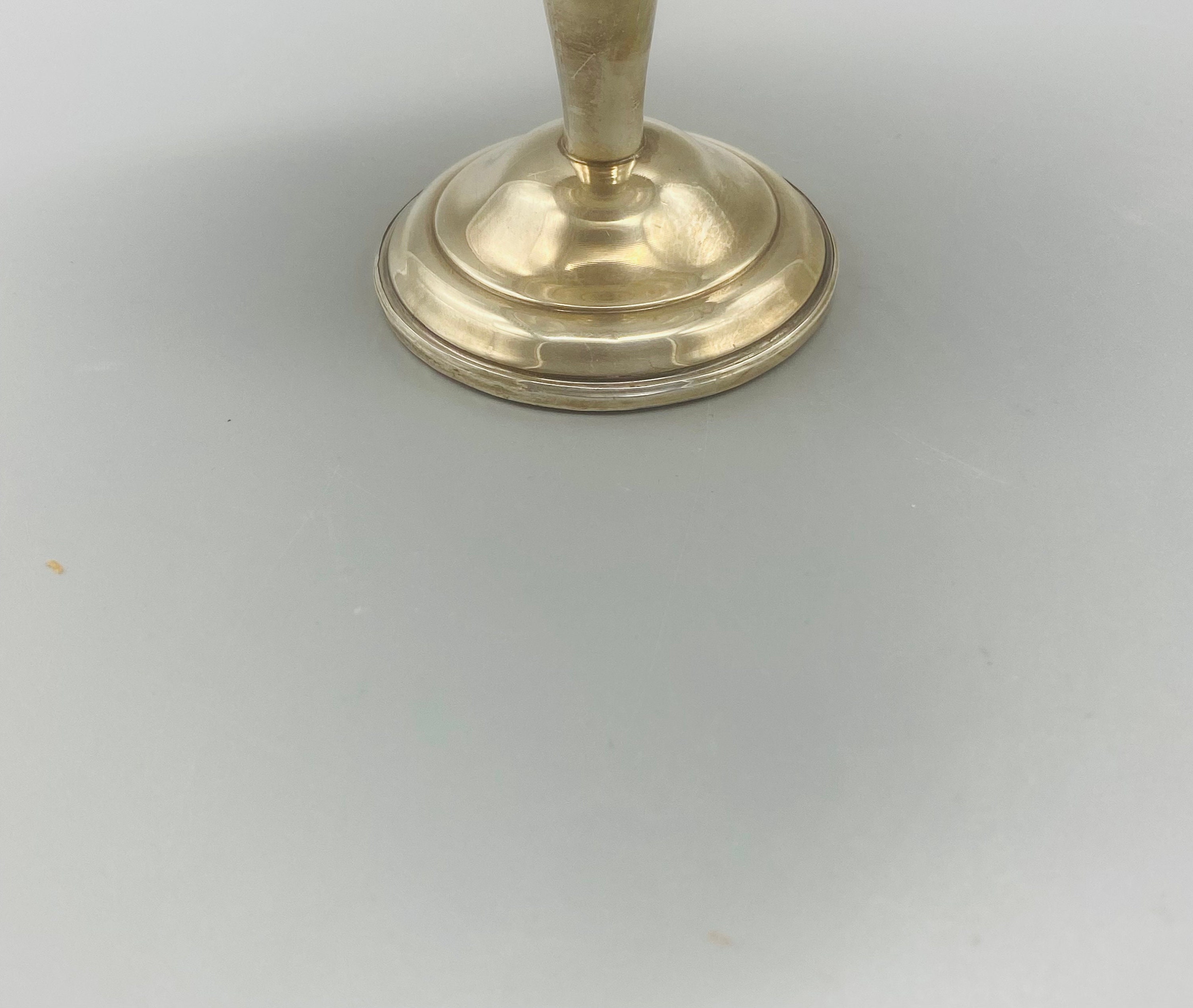 Vintage Weighted Sterling Silver Compote Candy Dish Cement Reinforced ...