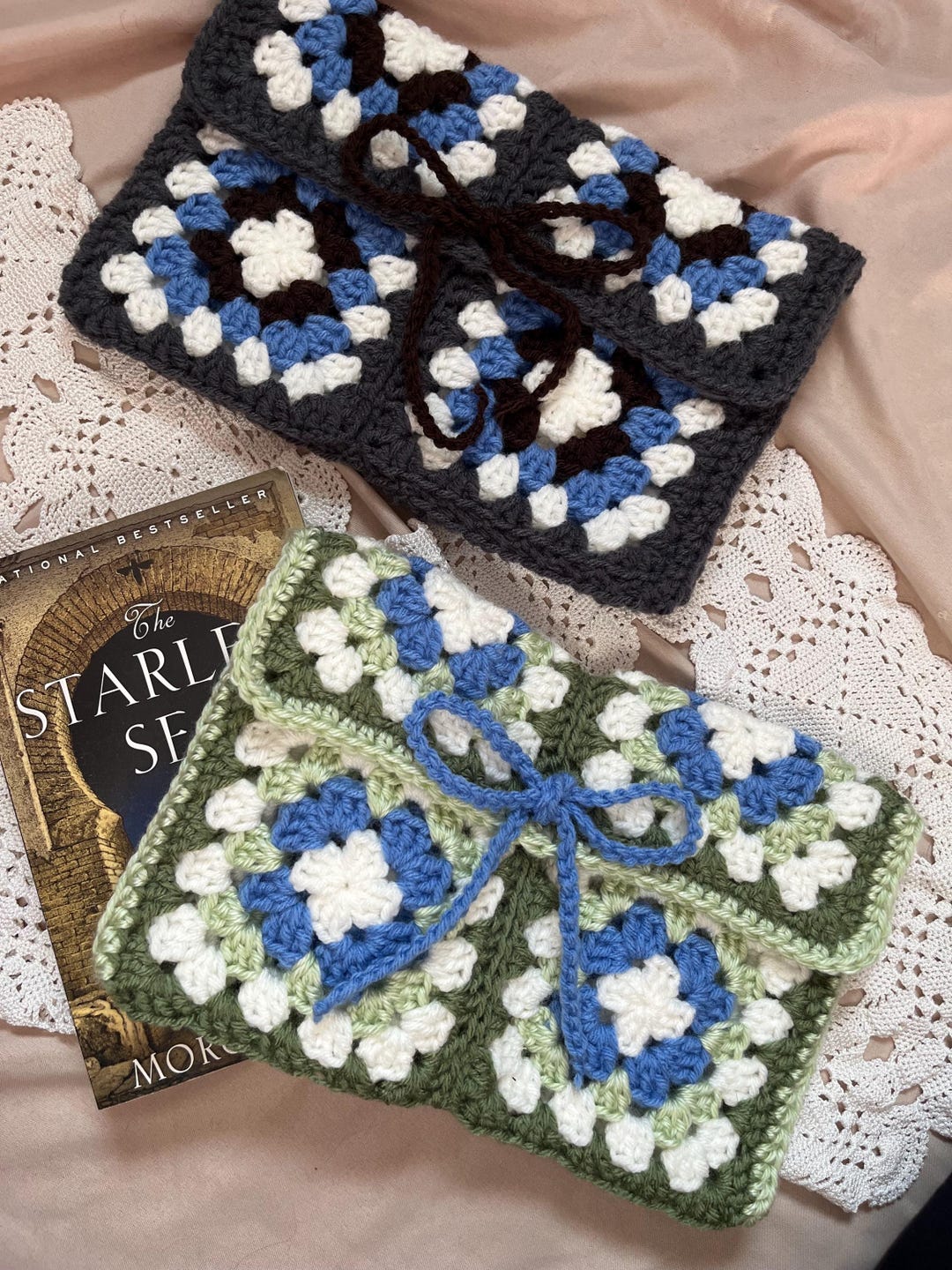 Crochet Book Covers - Book Sleeves - Book Lover Gifts - Gifts for Book ...