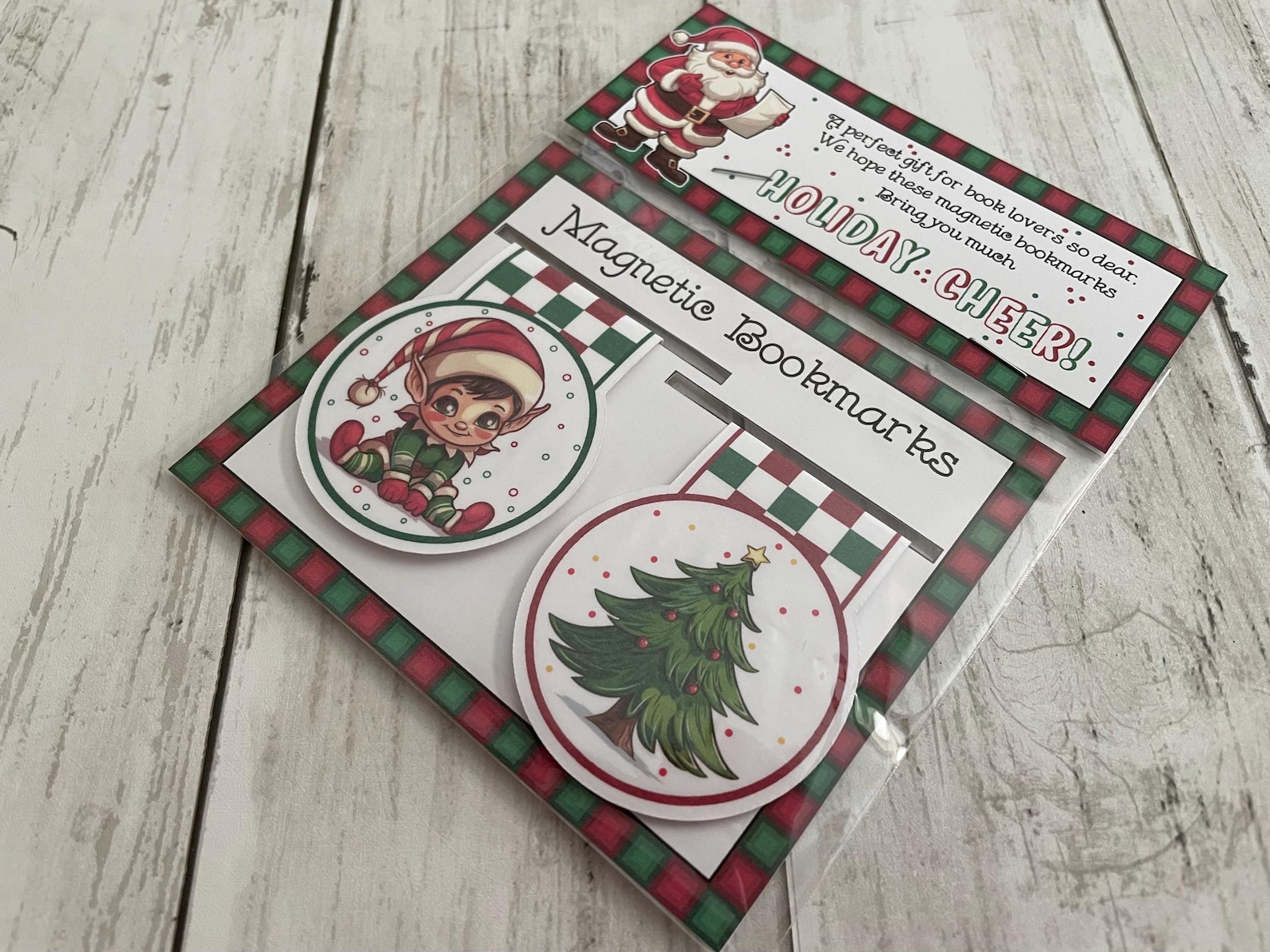DIY Christmas Magnetic Bookmarks: Neighbor Gift Craft (digital Download ...