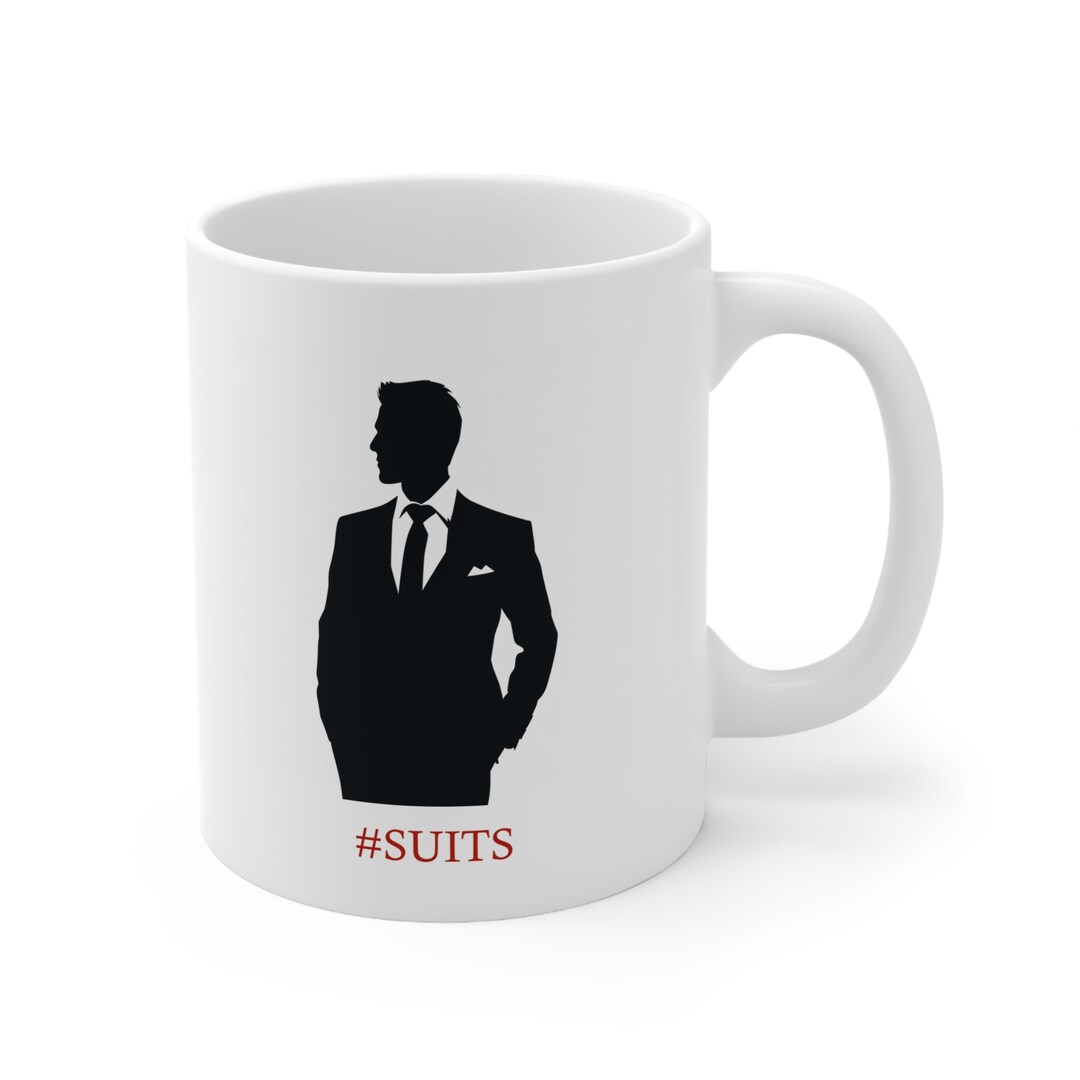 Harvey Specter SUITS Television Show Ceramic Mug 11oz, SUITS Mug, Mug ...