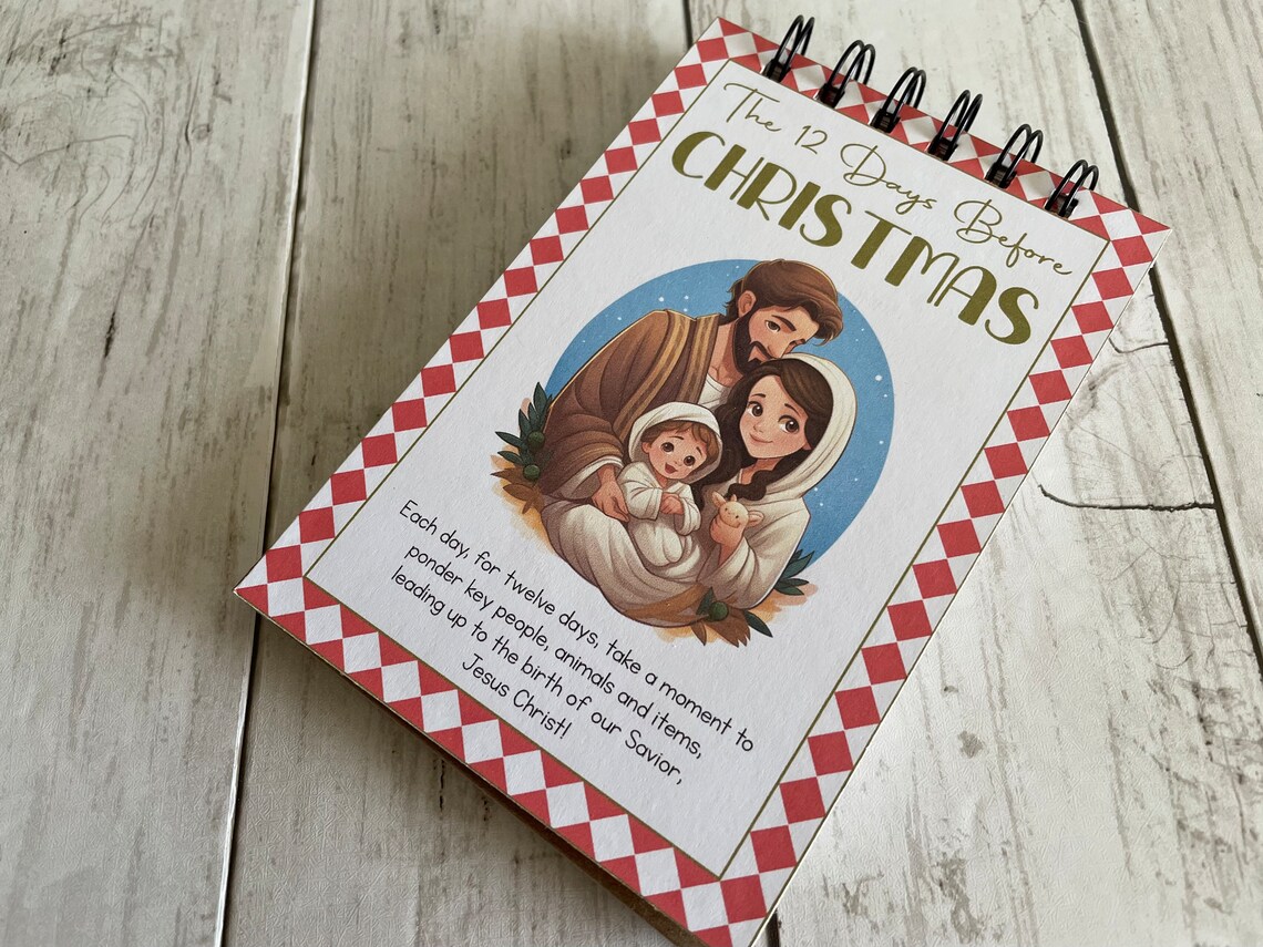 Christmas Flip Book | 12 Days Before Christmas | Digital Download You ...