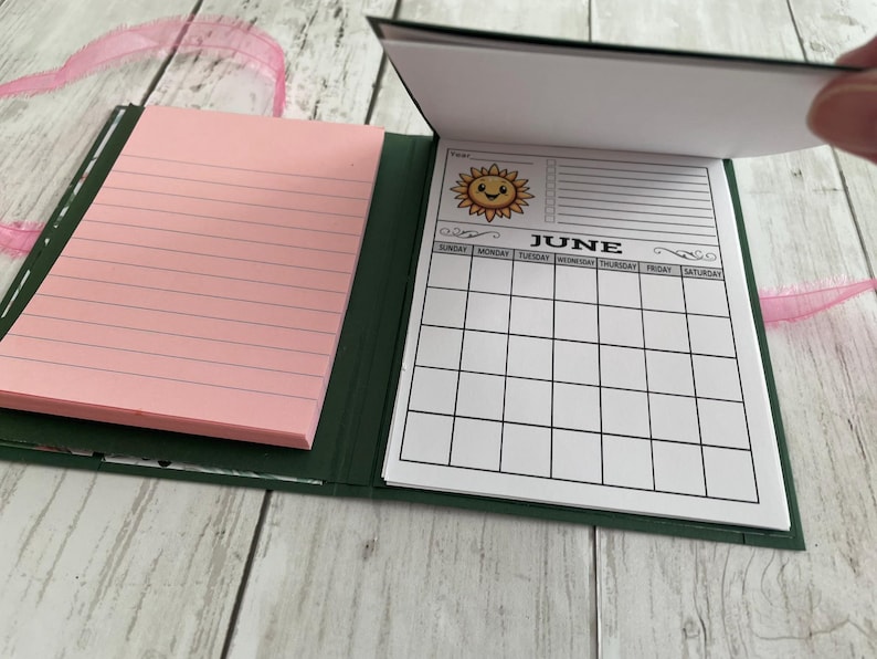 Notepad Calendar Folio Tutorial: Paper Crafting (digital Download) - Etsy