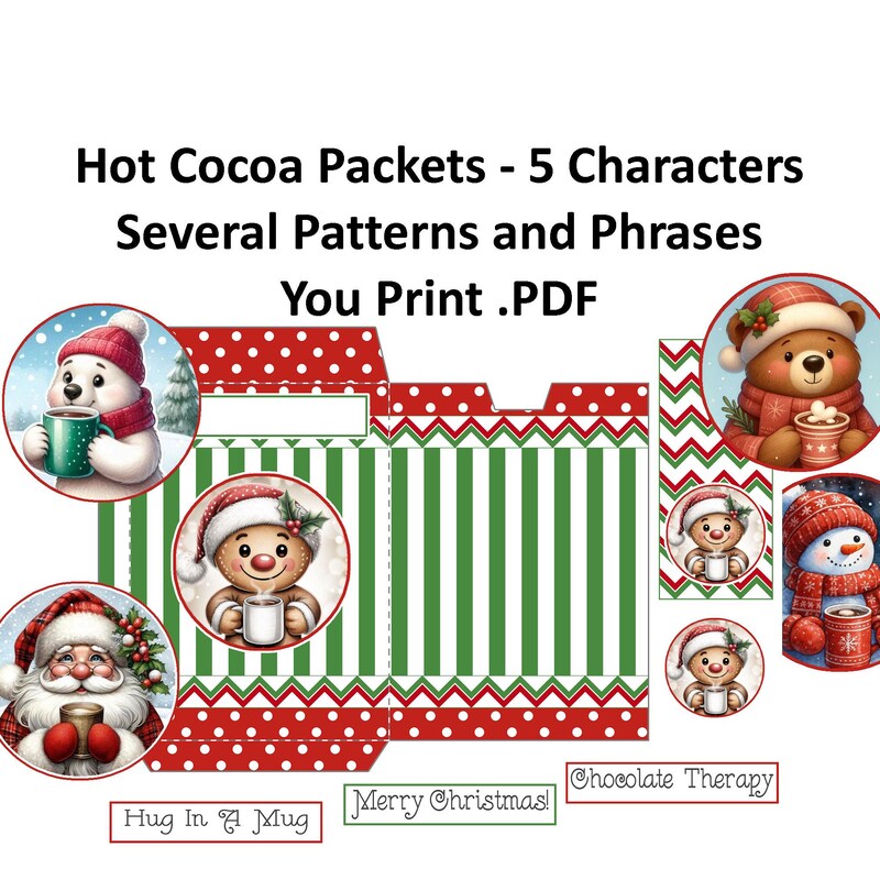 Hot Cocoa Clipart - Etsy