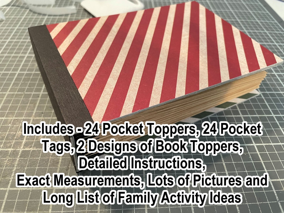 DIY Scripture Advent Pocket Book Tutorial: Christmas Paper Craft (PDF ...