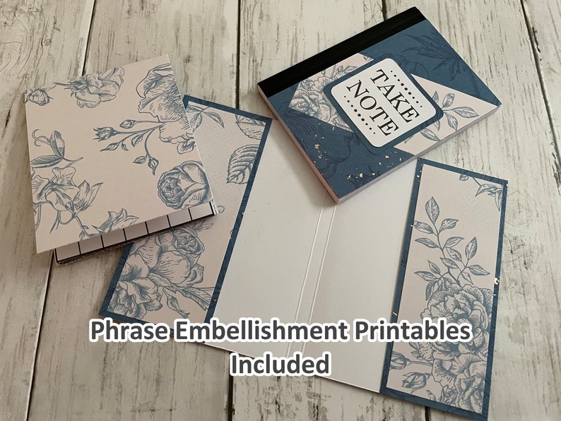 Mini Notebook Cover Tutorial: Printable Calendar & Phrases (PDF) - Etsy