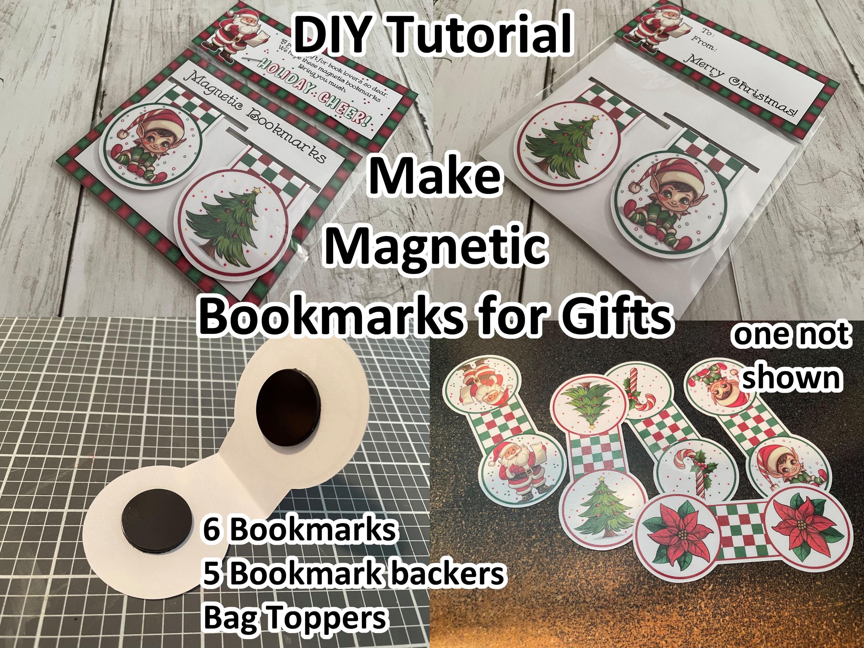 DIY Christmas Magnetic Bookmarks: Neighbor Gift Craft (digital Download ...