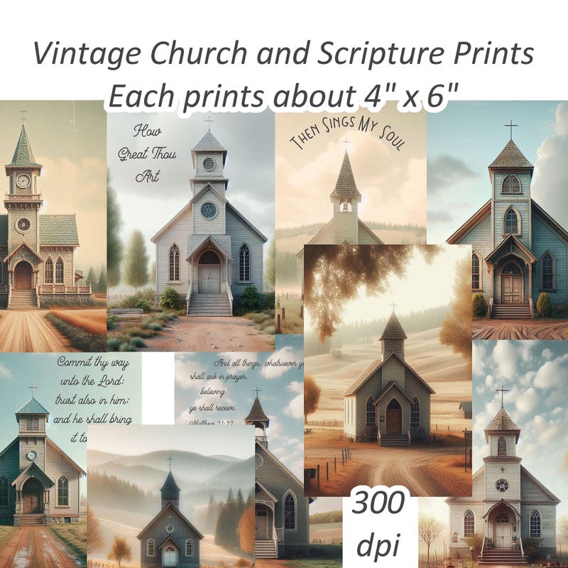 Old Church Photo - Etsy