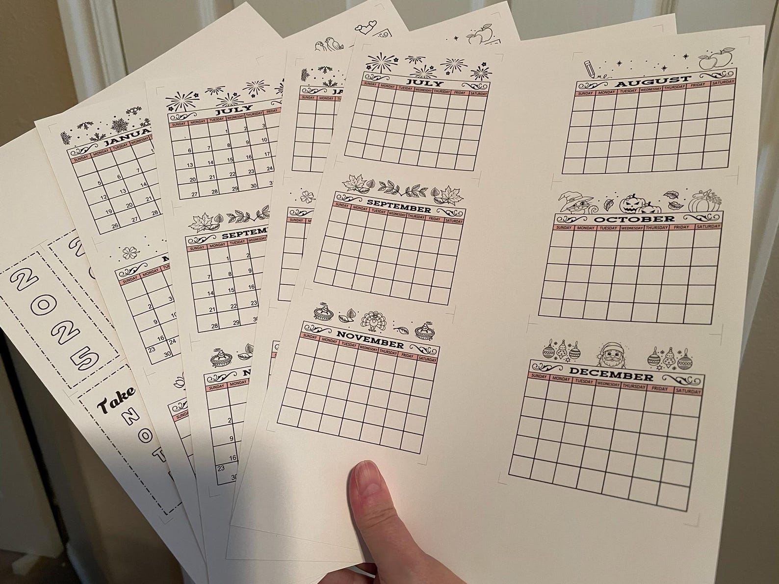 Tutorial Calendar and Dates to Remember Folio, Sticky Notepad ...