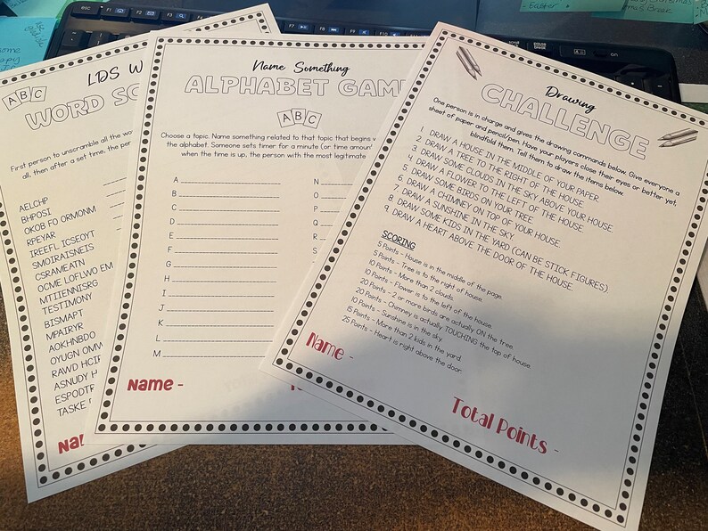 LDS Group and Family Game Bundle | LDS Games | FHE | Youth Activities ...