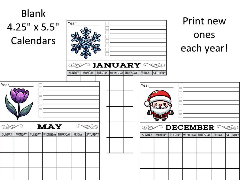 Notepad Calendar Folio Tutorial: Paper Crafting (digital Download) - Etsy