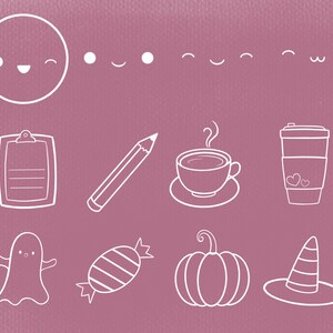 Cute Hand Drawn Procreate Doodle Stamps Procreate Brushset - Etsy