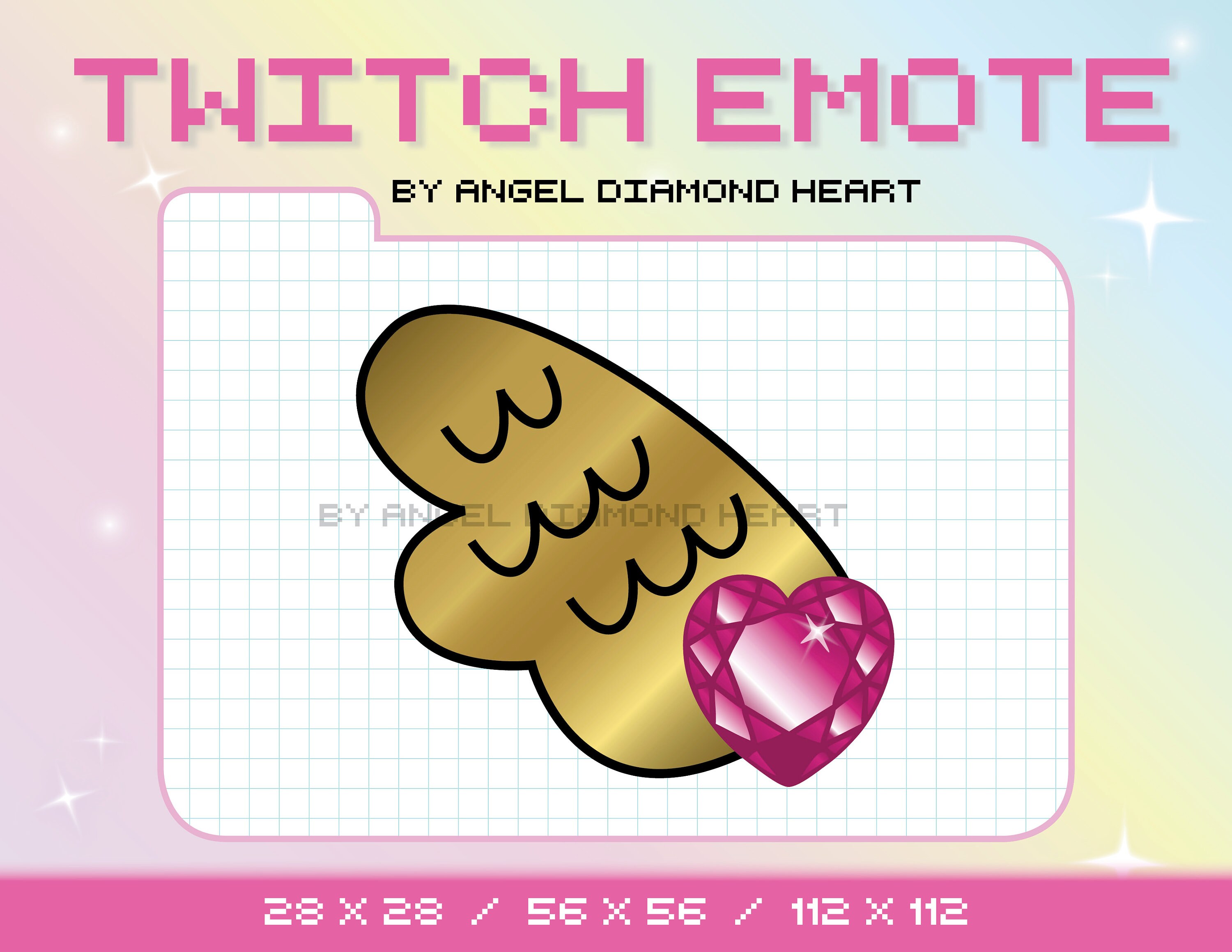 Angel Wings Emotes Twitch Wing Sub Badge Emote Magical Angel Wing ...