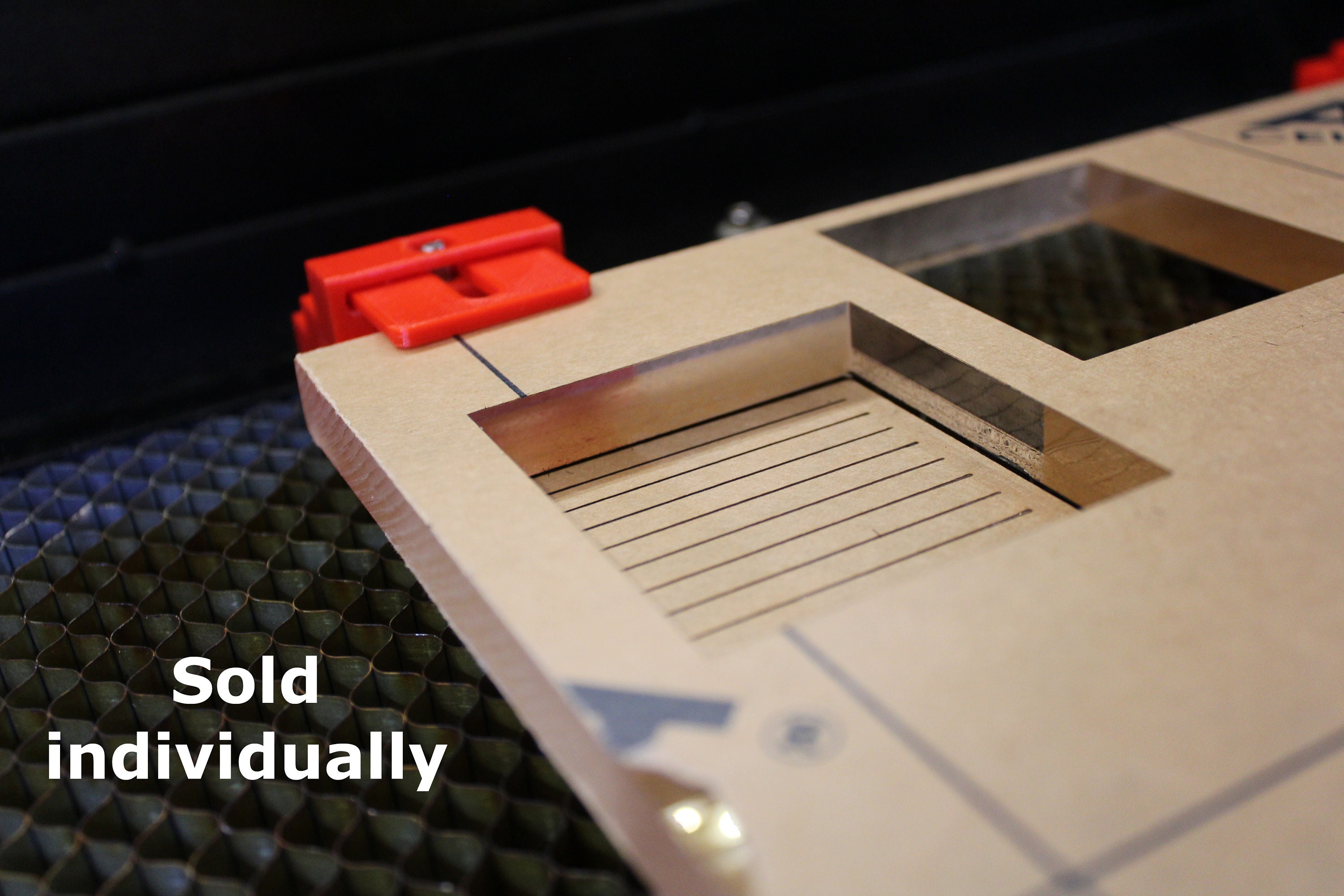 Laser Stock Elevated Hold Down for Steel Honeycomb Bed | up to Half ...