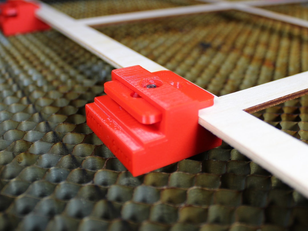 Laser Stock Elevated Hold Down for Steel Honeycomb Bed | Metric or ...