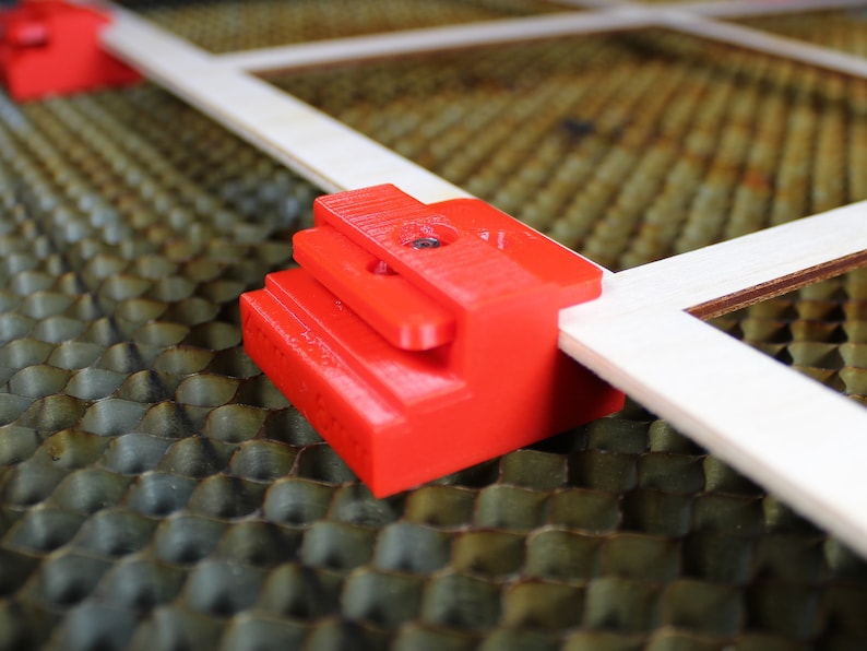 Laser Stock Elevated Hold Down for Steel Honeycomb Bed | Metric or ...