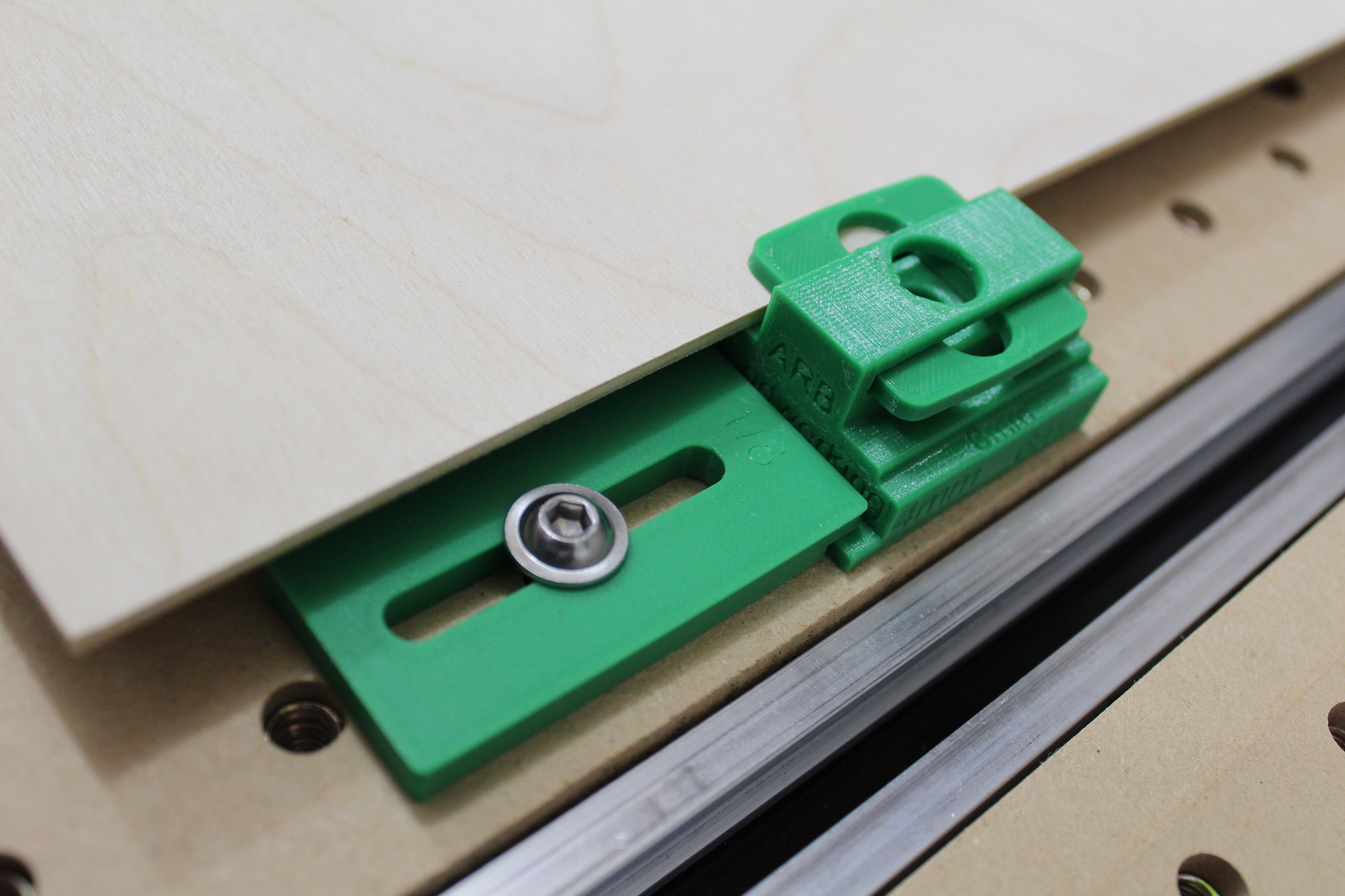 Laser Stock Elevated Hold Down for CNC Wasteboard | Metric or Standard ...
