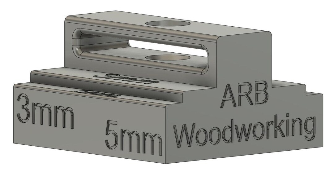 STL Files for Laser Stock Elevated Hold Down Metric and Standard ...