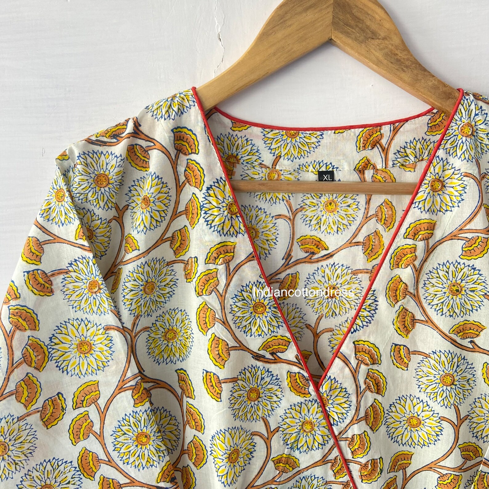 Golden Kitty Flower Printed Dress Skater Dresses, Blousen Dresses. Long ...