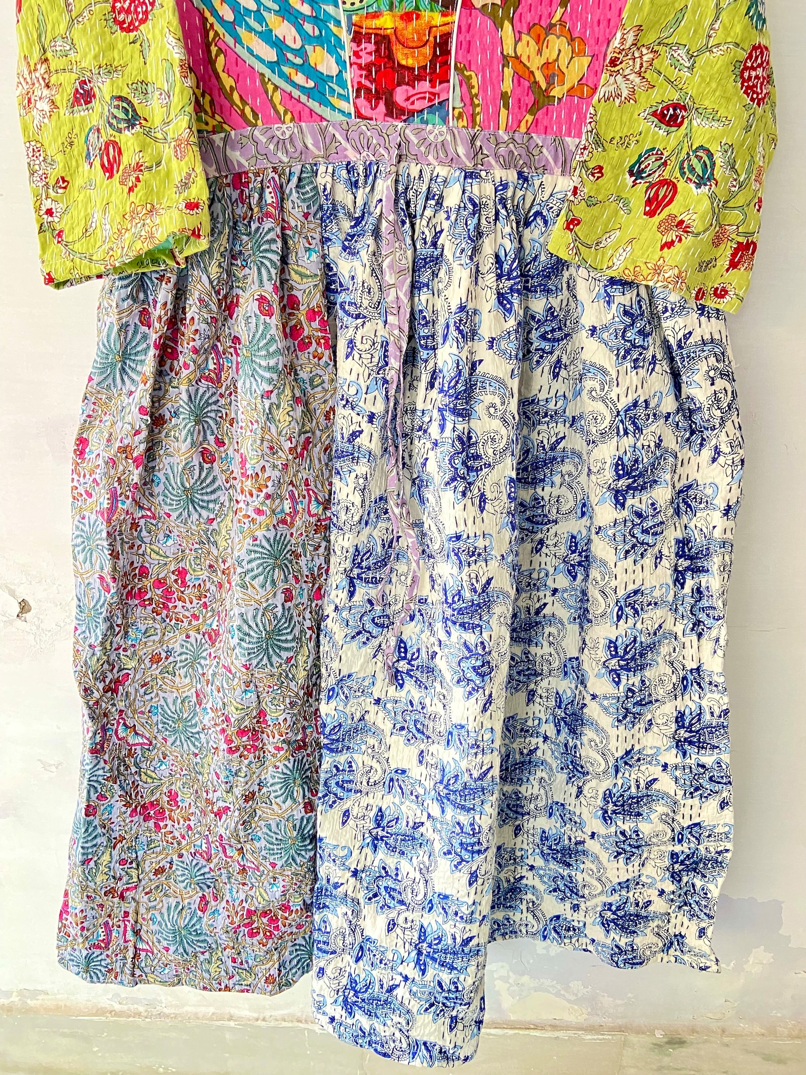 Winter Wear Kantha Dress, Kantha Cotton Dress, Clothing Shop, Woman ...