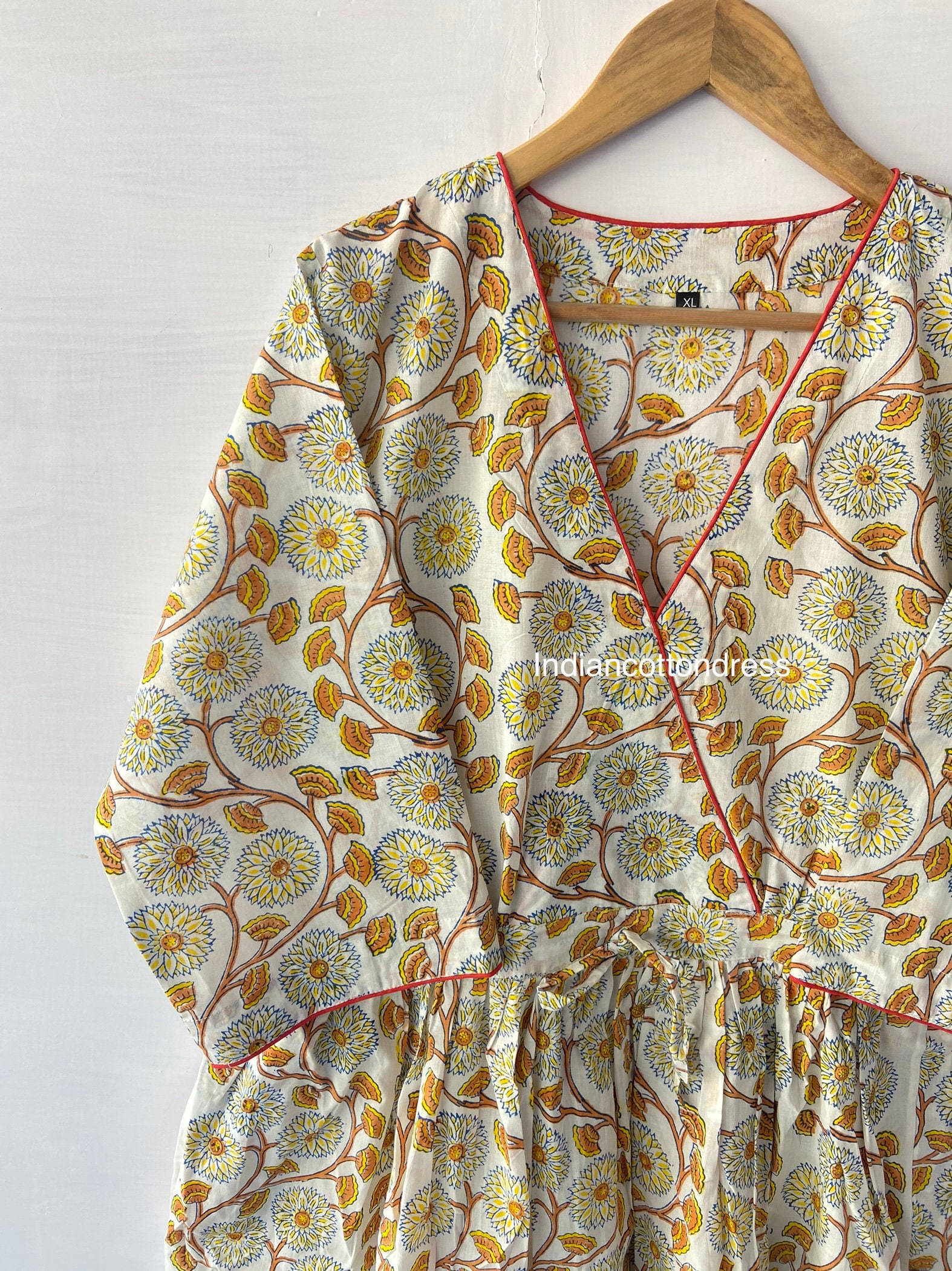 Golden Kitty Flower Printed Dress Skater Dresses, Blousen Dresses. Long ...