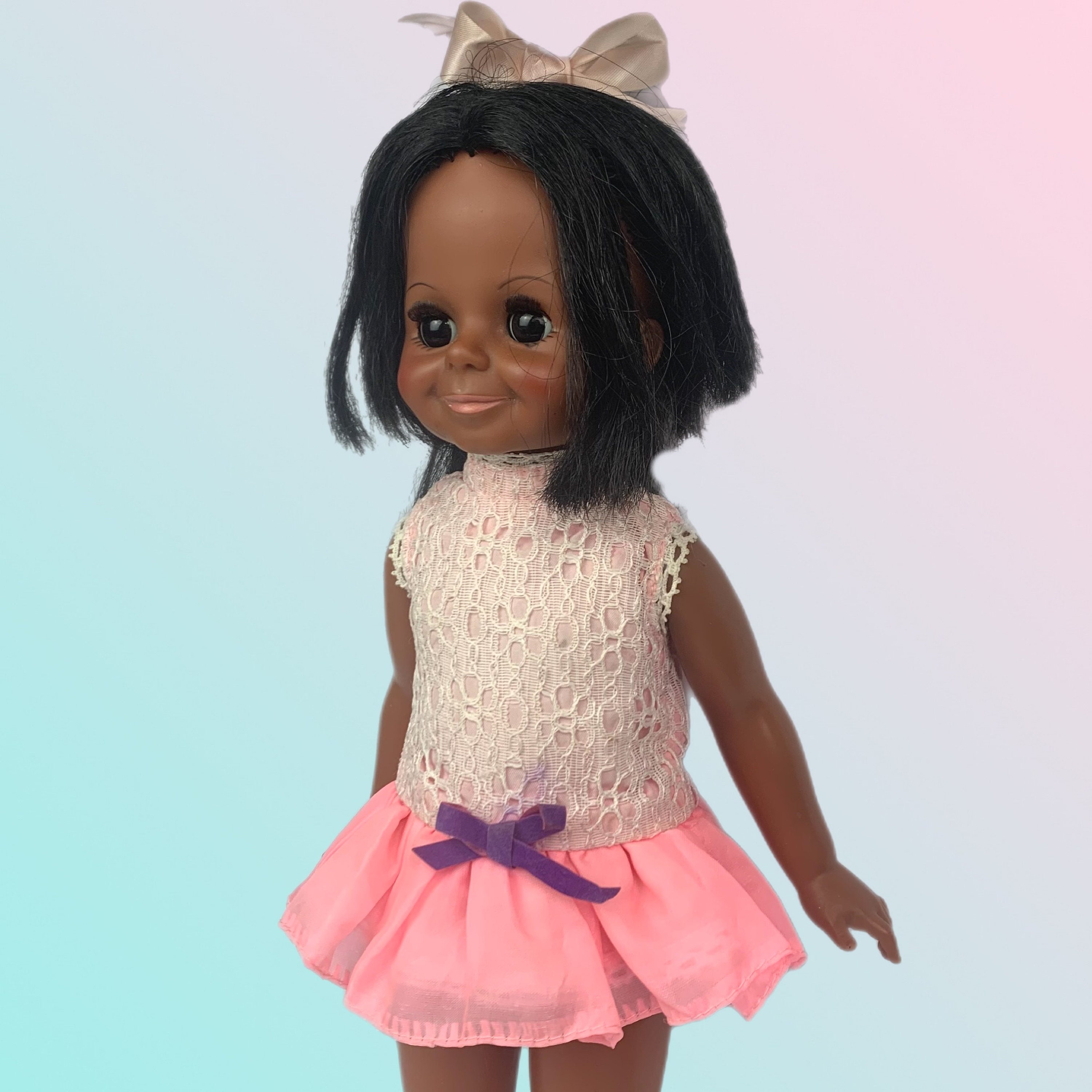 Ideal African Eve Doll 1960's Growing Hair Doll - Etsy