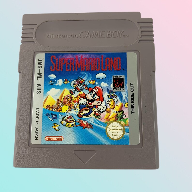 Super Mario Land 1980's Nintendo Game Boy Video Game | Etsy